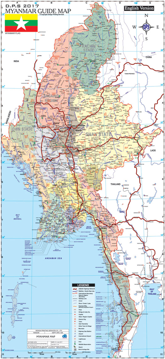 Design Printing Services, ASEAN Highway Map